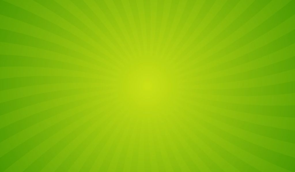 Bright Green Spiral Rays Wallpaper for Walls - Magic Decor