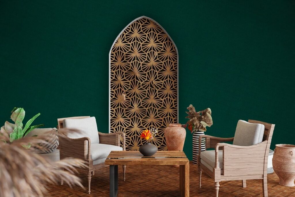 Plain Dark Green Colour Pattern Wallpaper for Walls - Magicdecor®