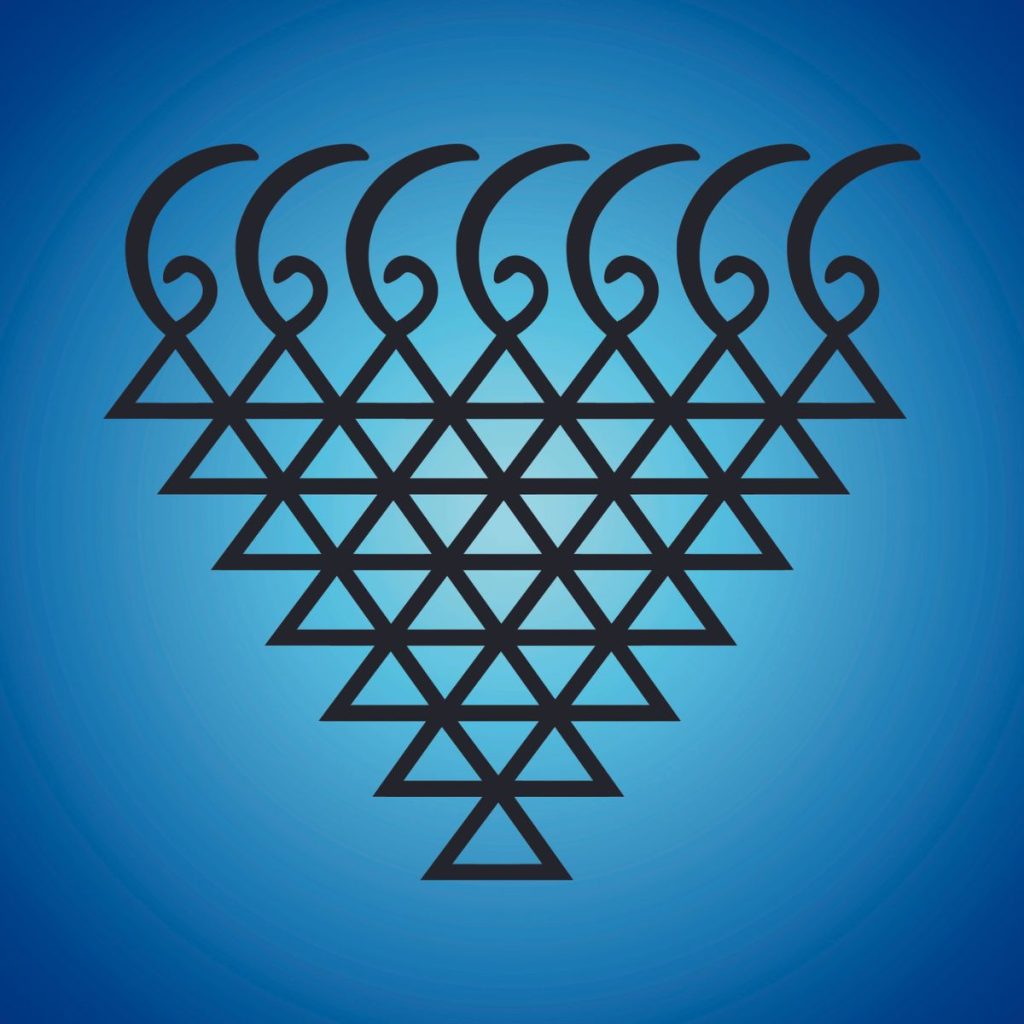 Saraswati Yantra Wallpaper for Pooja Room - Magicdecor®