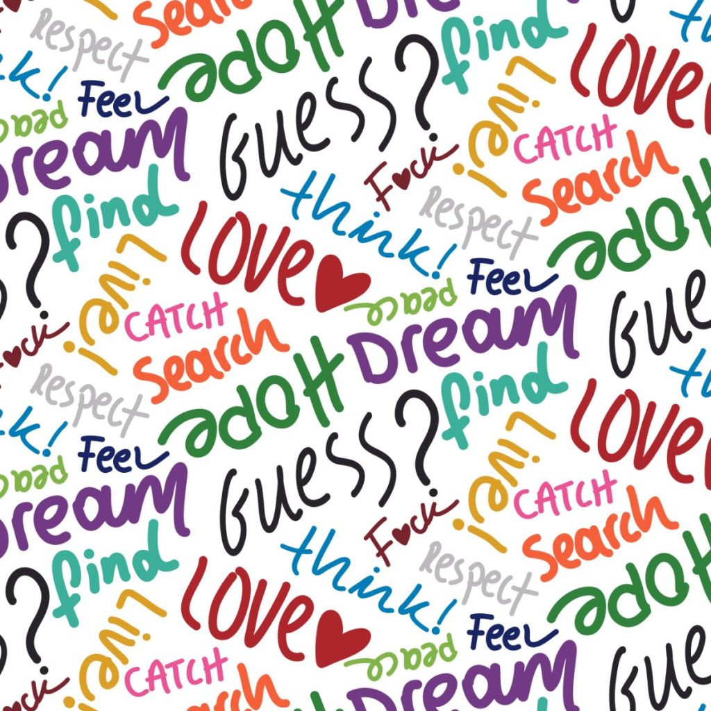 Abstract Hand Writing Slogans Quotes, Motivational Wallpaper for Wall ...