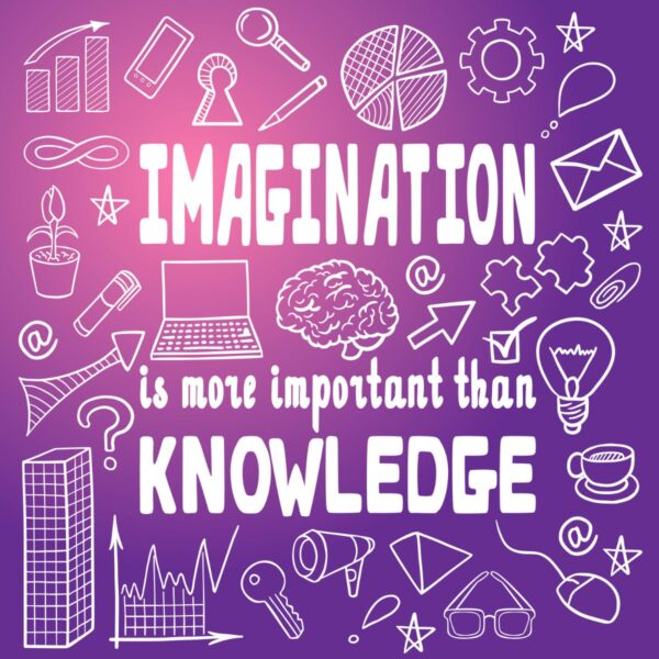 Imagination Is More Important Than Knowledge, Motivational Wallpaper ...