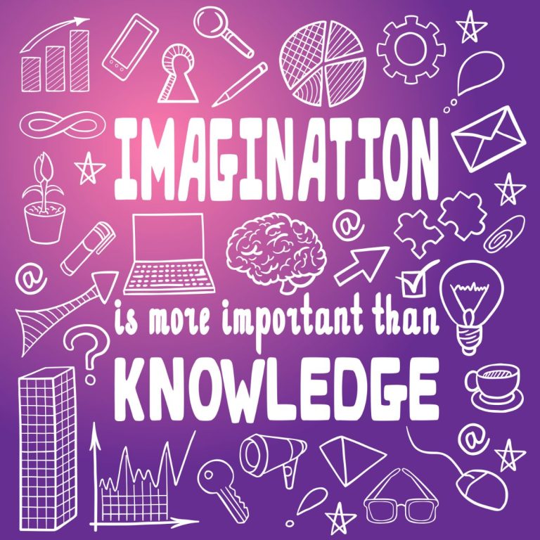 Imagination Is More Important Than Knowledge, Motivational Wallpaper ...