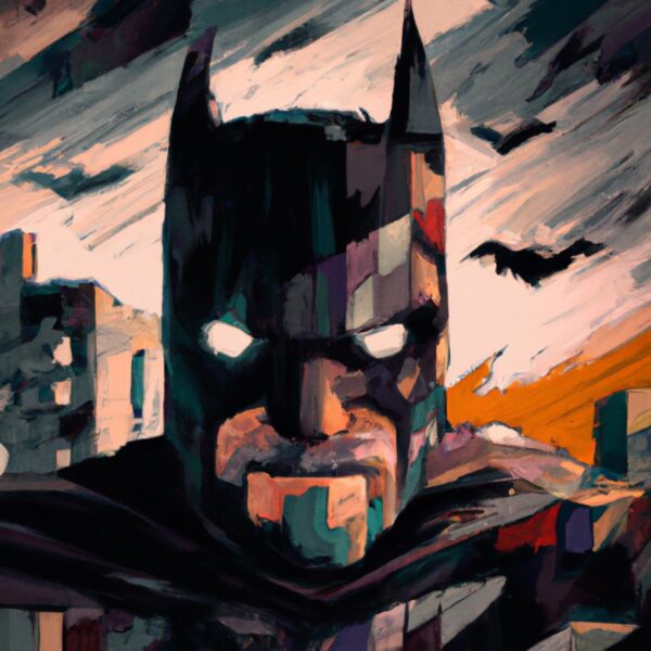 Batman Painting for Wall, Angry Batman Wallpaper - Magicdecor®