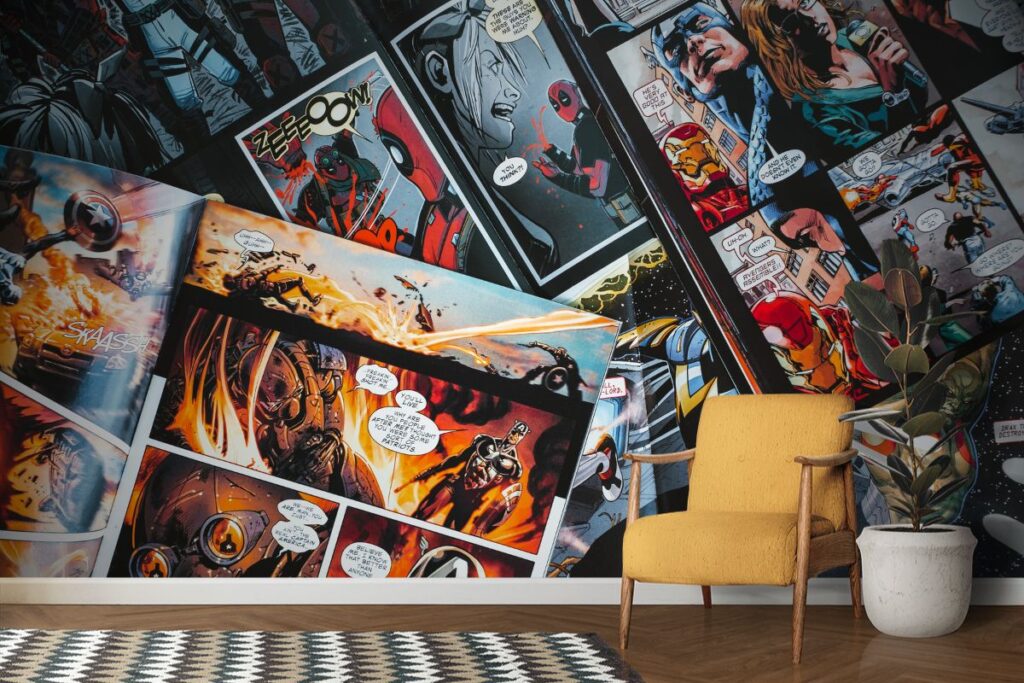 Comic Book Capers, Batman Wallpaper - Magicdecor®