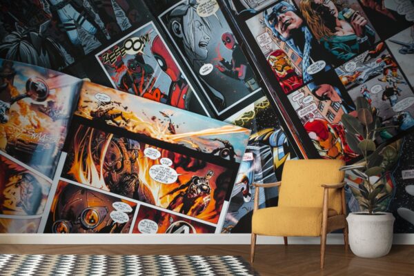 Comic Book Capers, Batman Wallpaper - Magicdecor®