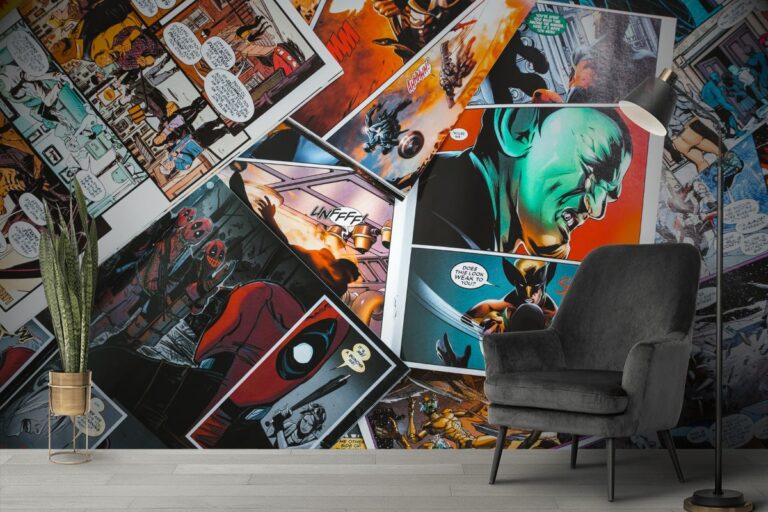 Comic Collage, Batman Wallpaper - Magicdecor®