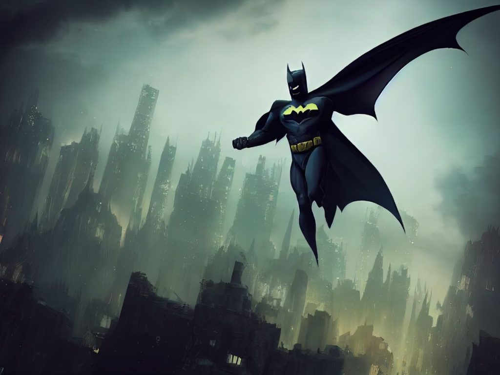 Graffiti Gotham, Batman Wall Mural - Magicdecor®