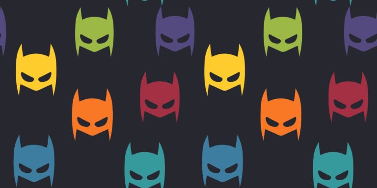 Batman Color Seamless Masks for Wallpaper for Wall - Magicdecor®