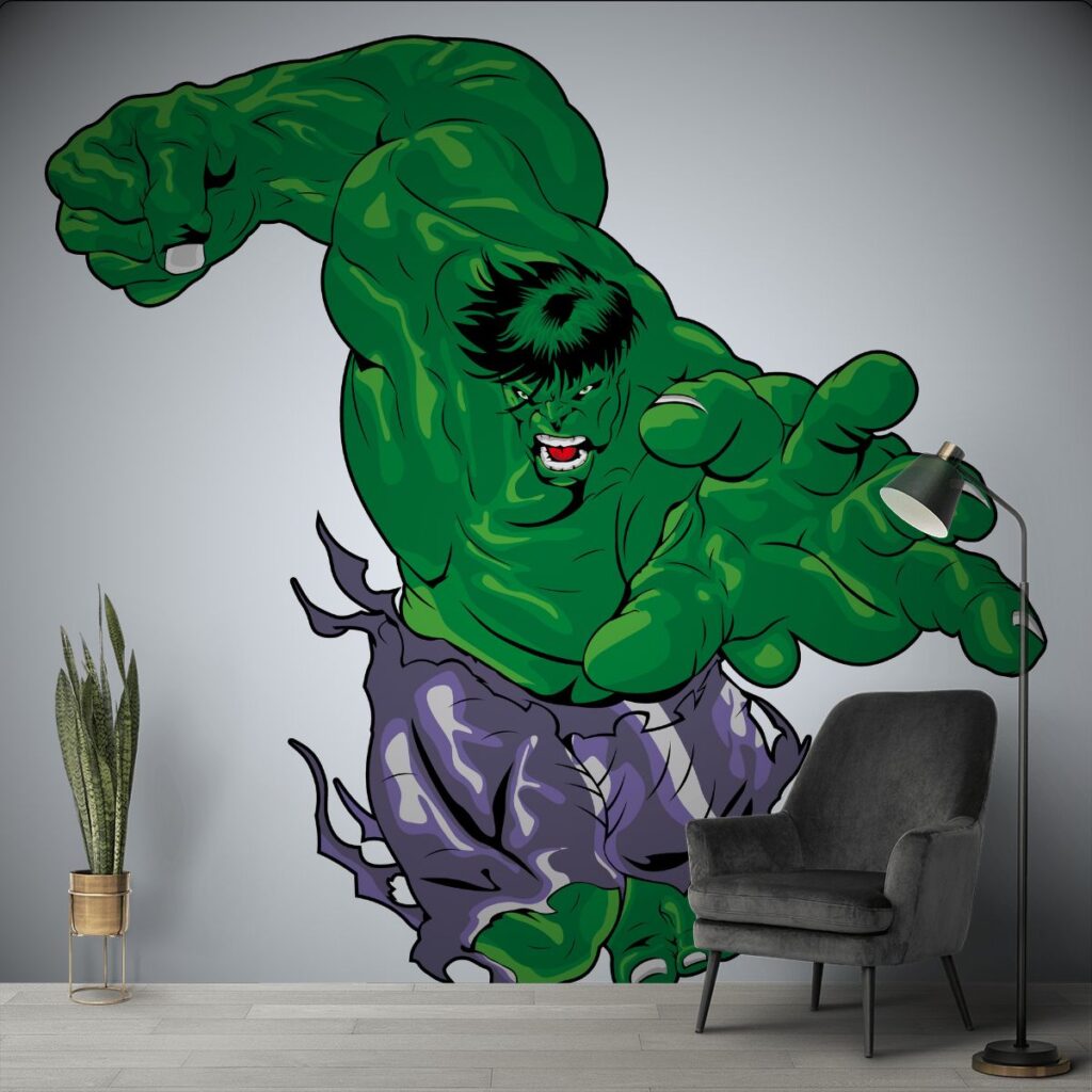 3D Hulk Unleashed Wall Covering - Magicdecor®