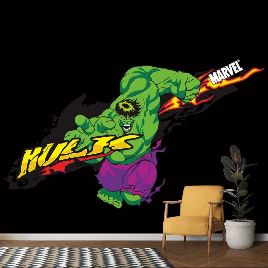 hulk Rampage-Ready Wall Graphics, Hulk Graphic Wall - Magicdecor®