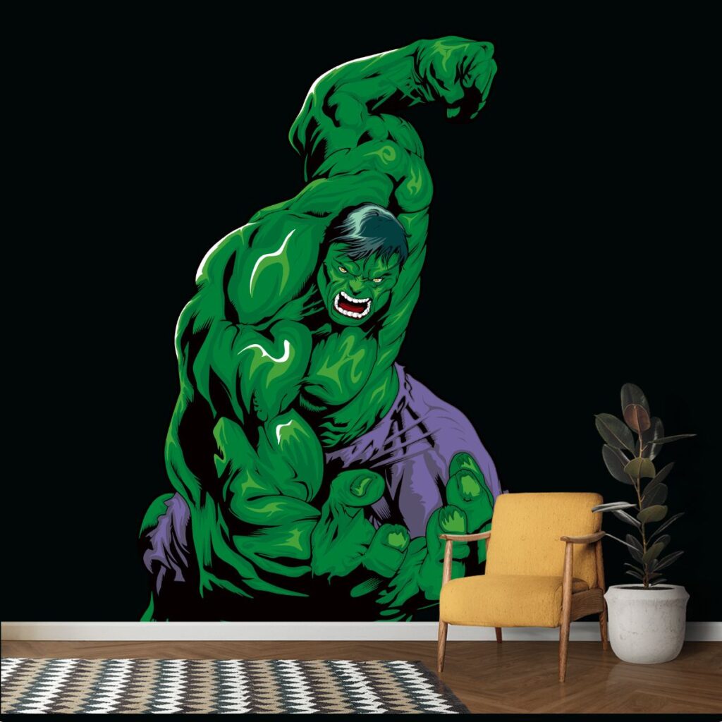 3D Hulk Overpowered Wallpaper for Wall - Magicdecor®