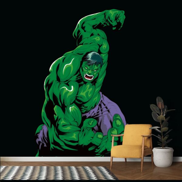 3D Hulk Overpowered Wallpaper for Wall - Magicdecor®