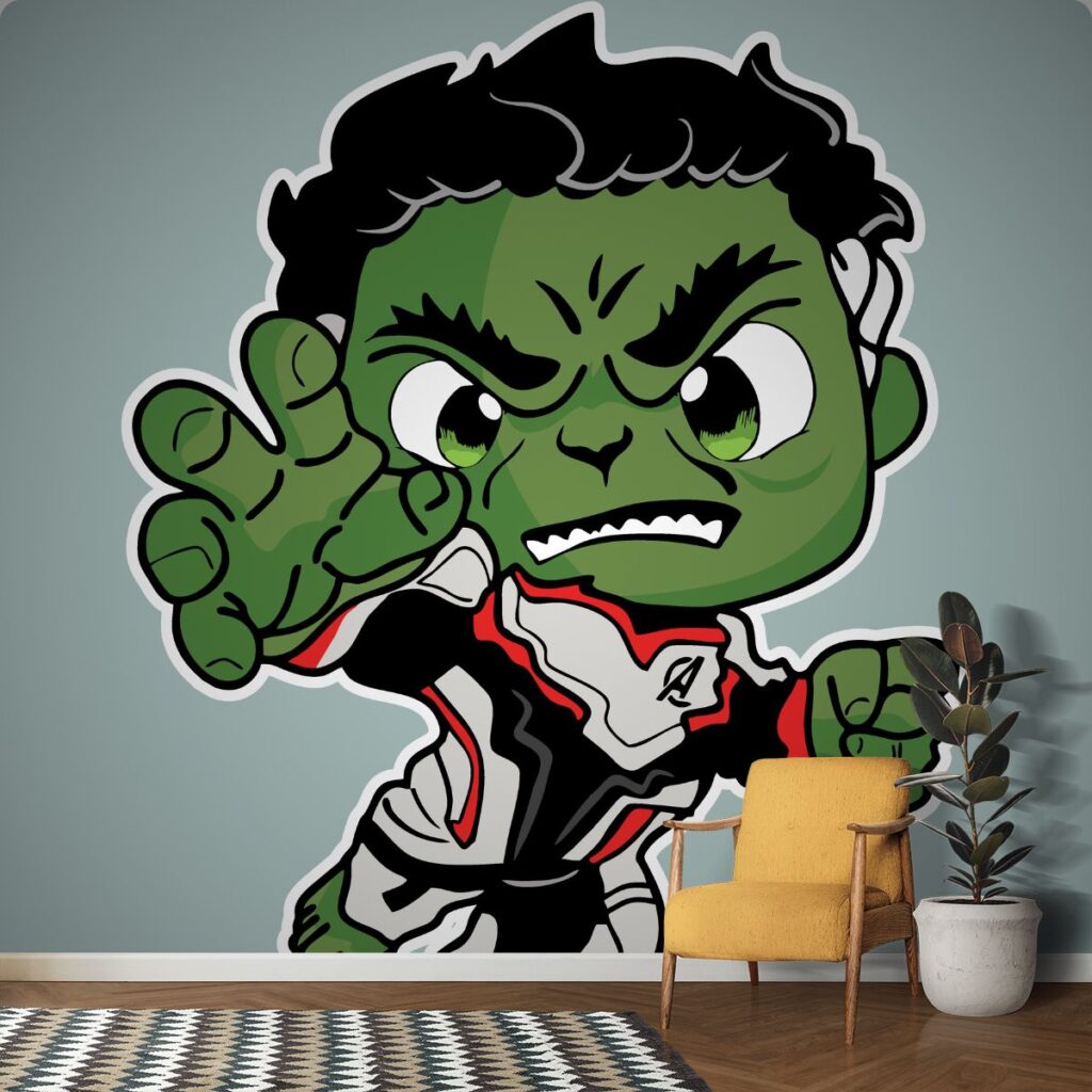 Kid Hulk's Thunderous Impact Wallpaper - Magicdecor®