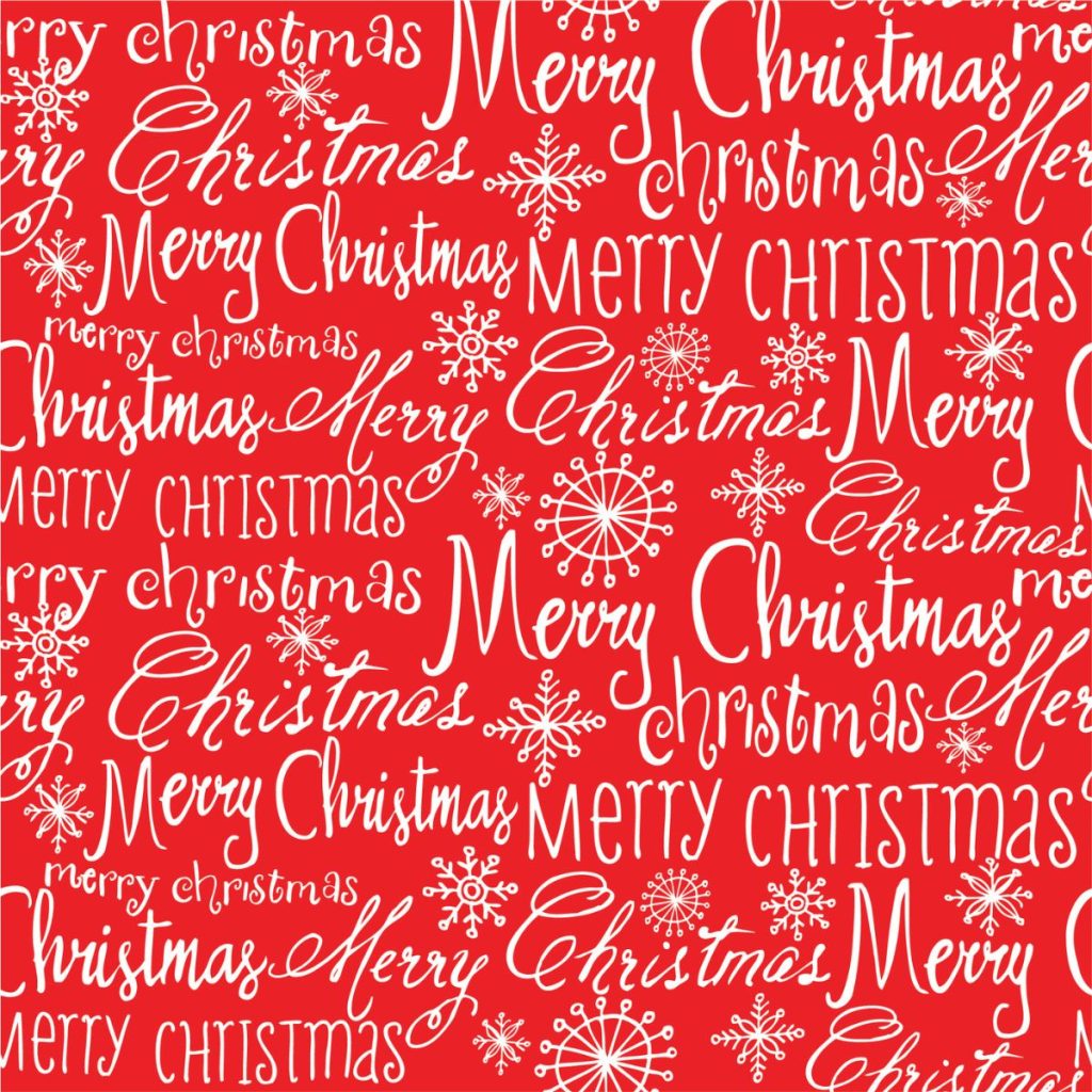 Christmas Words Decor Wallpaper - Magic Decor