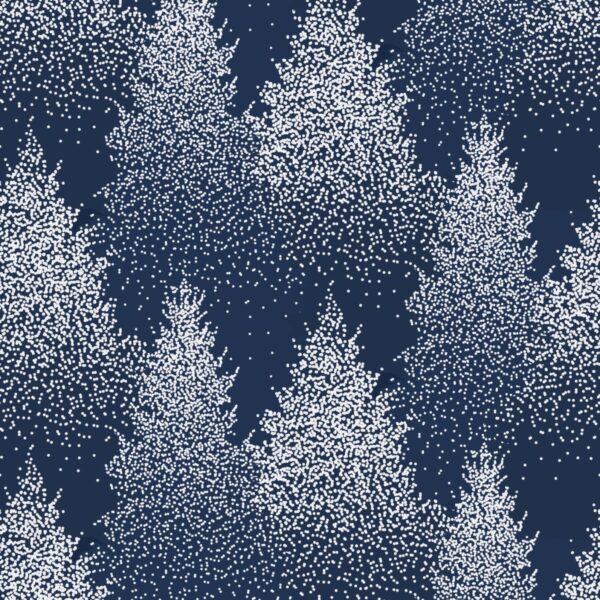 Snow Christmas Tree Pattern Wallpaper for Decoration - Magicdecor®