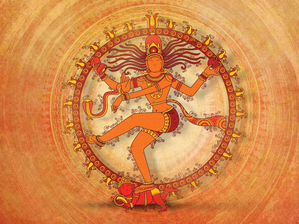 Shiva Natraj Wallpaper for Wall - Magicdecor®