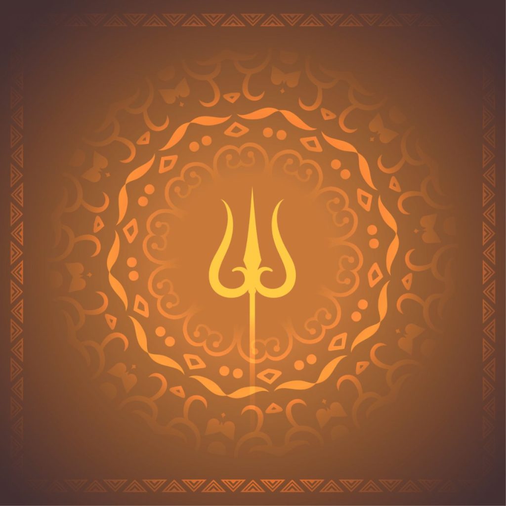 Shiva Trishul Wallpaper for Wall - Magicdecor®