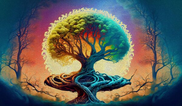 3d Digital Art of The Tree of Life Wallpaper for Wall - Magicdecor®