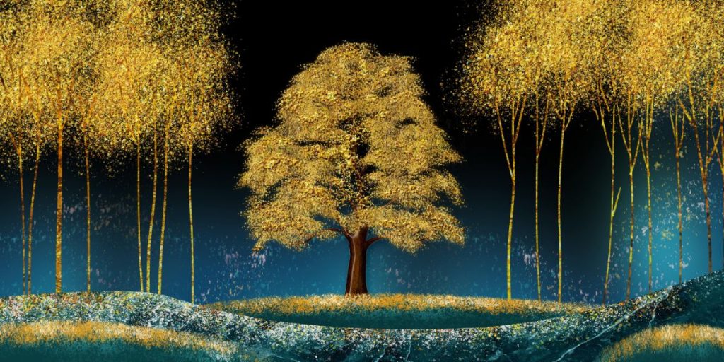 3D Modern Canvas Art Mural Wallpaper Landscape - Magicdecor®