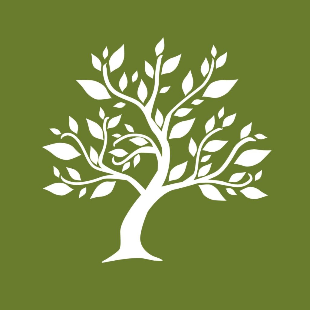 Abstract Tree Symbol of Nature Wallpaper for Wall - Magicdecor®