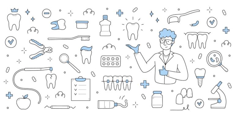 Dental Clinic Seamless wallpaper for Walls - Magicdecor®