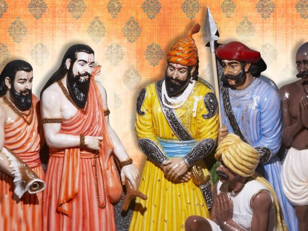 Samarth Ramdas Swami and Shivaji Maharaj 3D Wallpaper for Home Walls ...