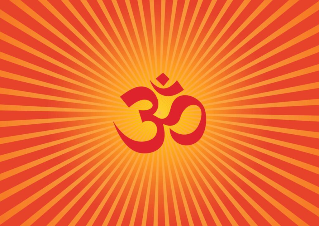 Om Wallpaper for Pooja Room, House and Temple Walls - Magicdecor®