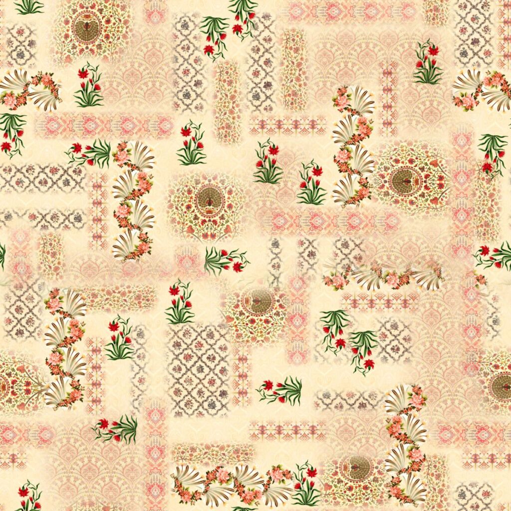 Vintage Luxe Brocade Charm wallpaper for Living Room - Magicdecor®