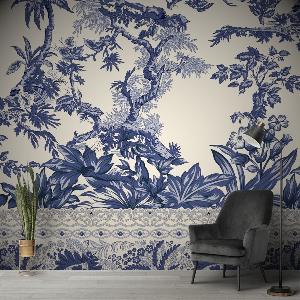 Botanical Contemporary Wall Mural - Magicdecor®