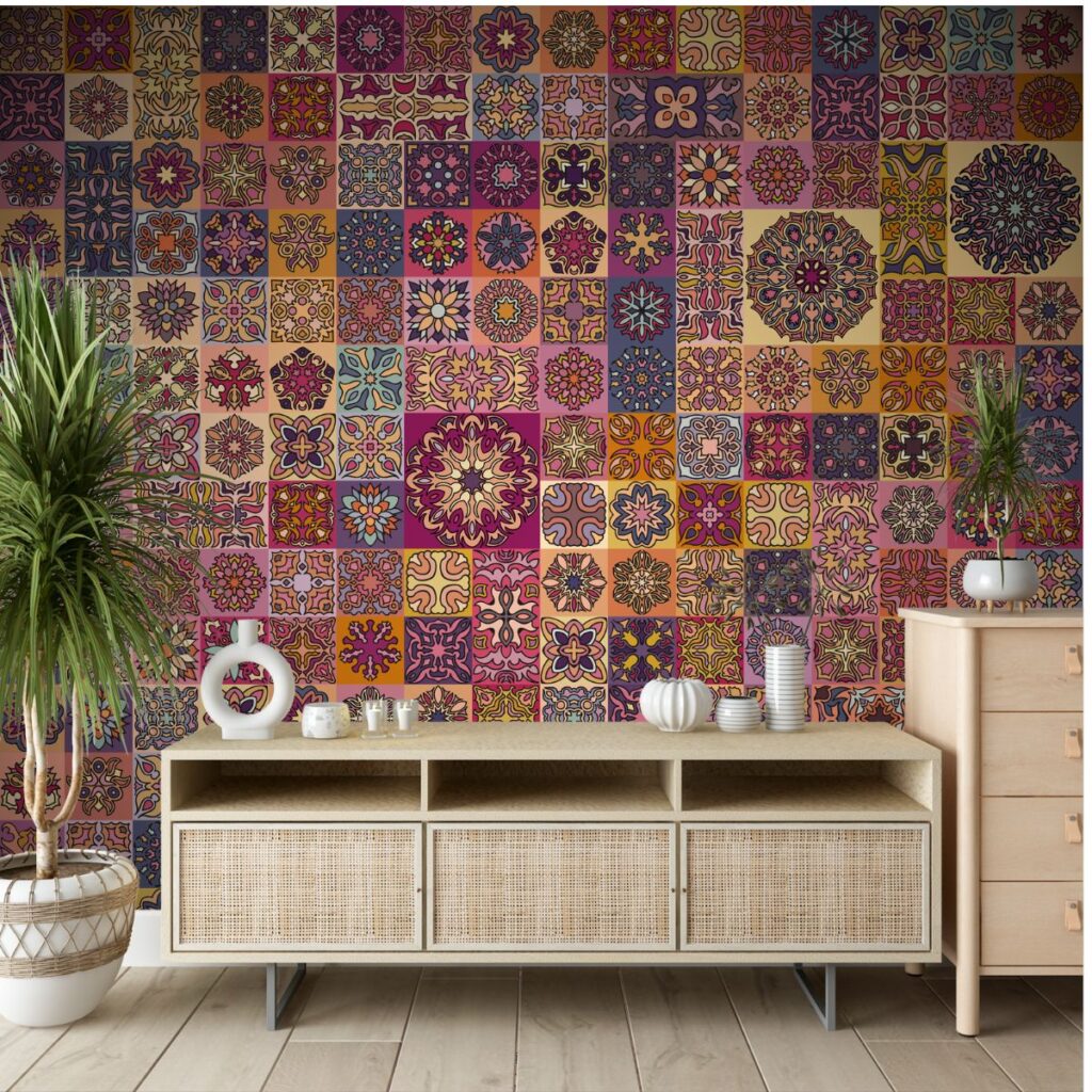 Mediterranean Mosaic Magic Wallpaper for Walls - Magicdecor®