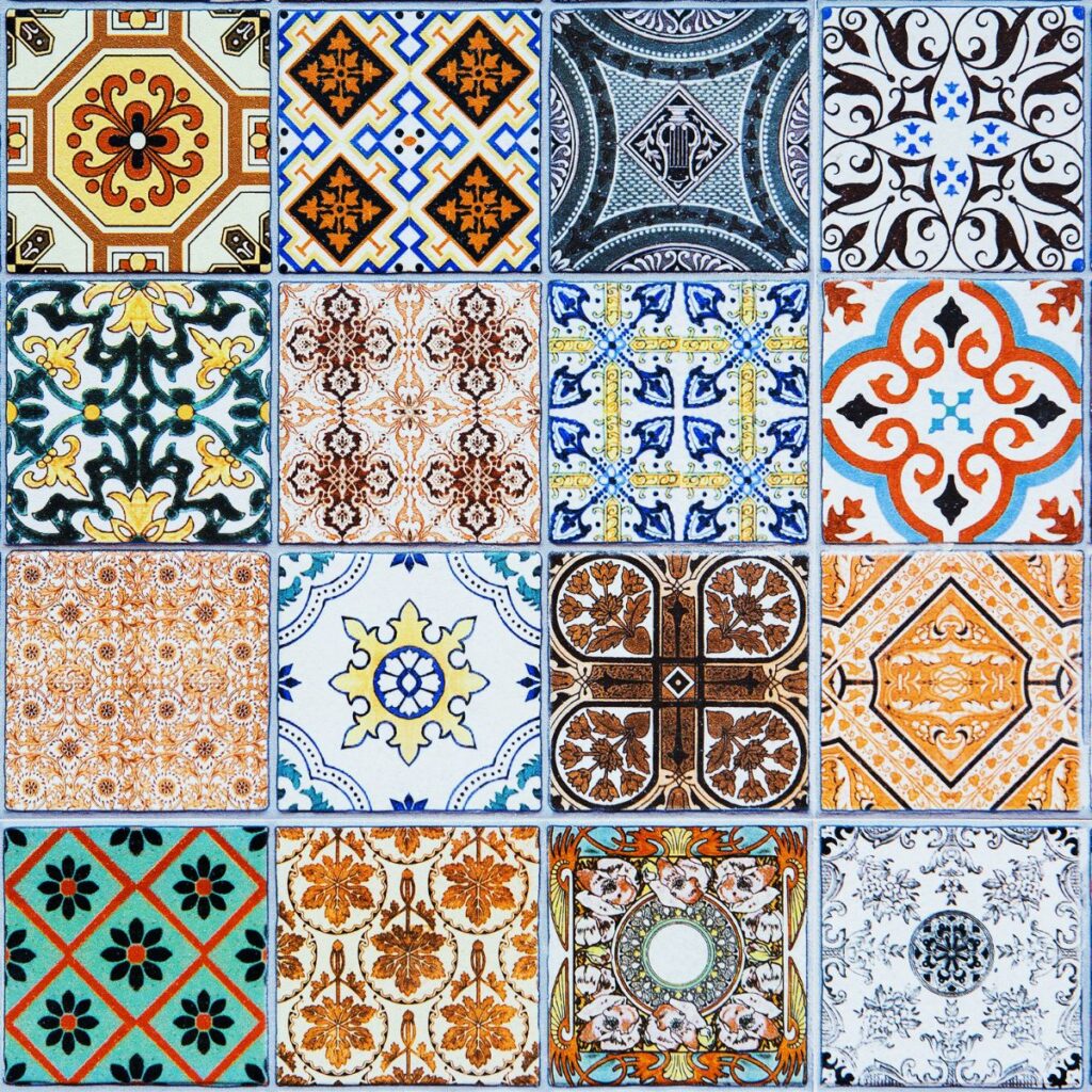 Modern Azulejo Mural Wallpaper for Walls - Magicdecor®