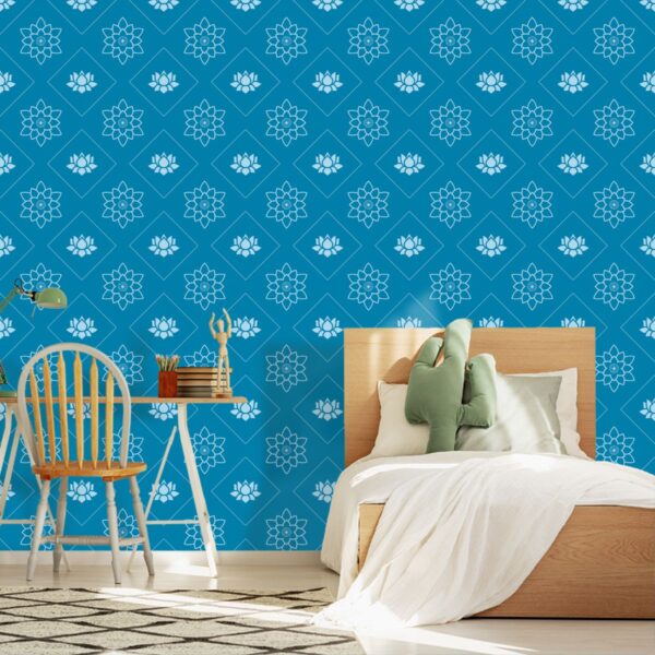 Chinese Style Lotus Pattern Wallpaper for Wall - Magicdecor®