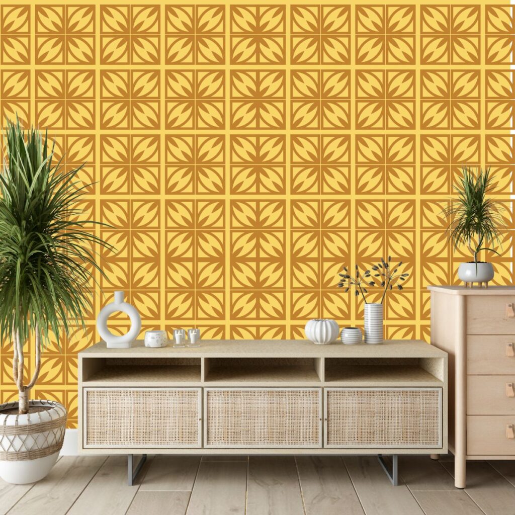 Royal Stylish Geometric Pattern Art Deco Wallpaper for Wall - Magic Decor