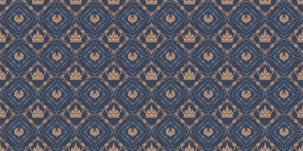 Vintage Royal Crown Pattern Wallpaper for Wall - Magicdecor®