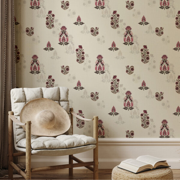 White Linen Essence Living Room Wallpaper - Magicdecor®