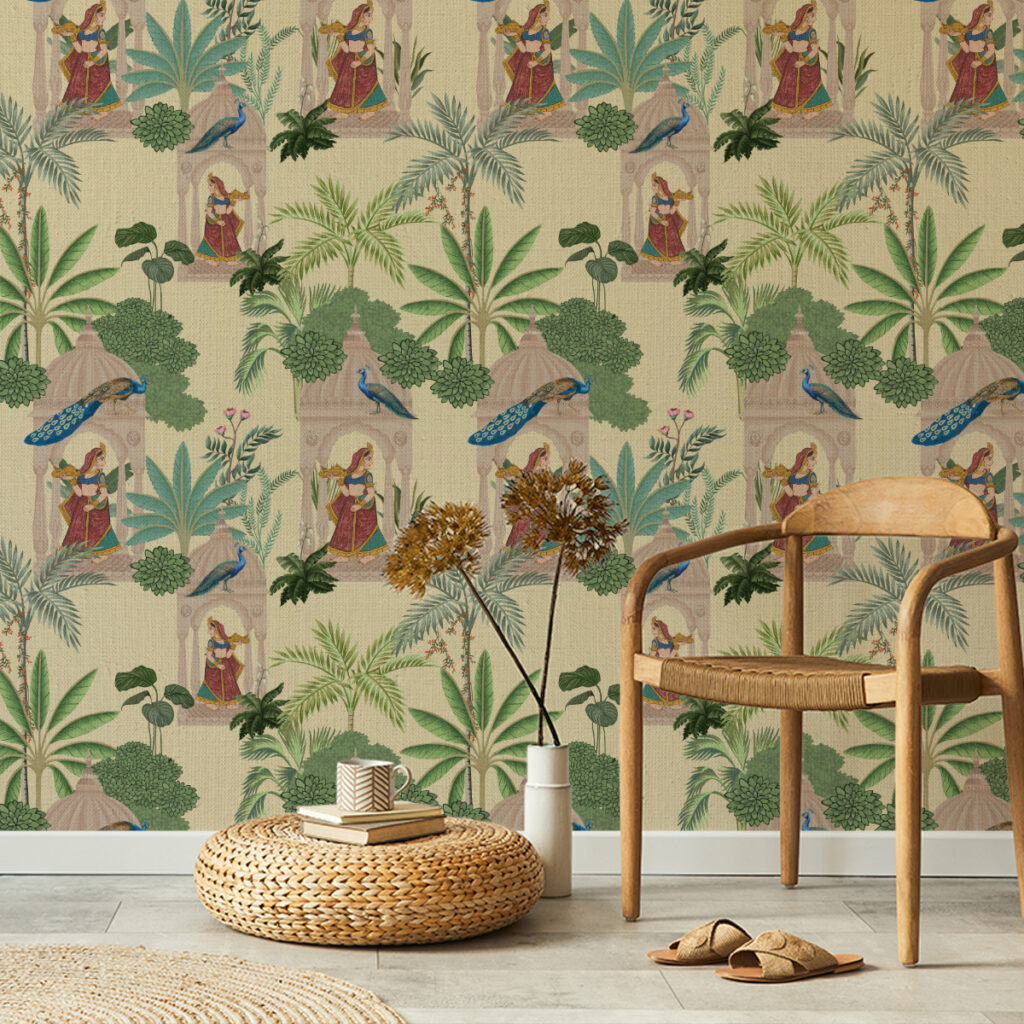 Premium Royal Peacock Splendour Wallpaper for Walls - Magicdecor®