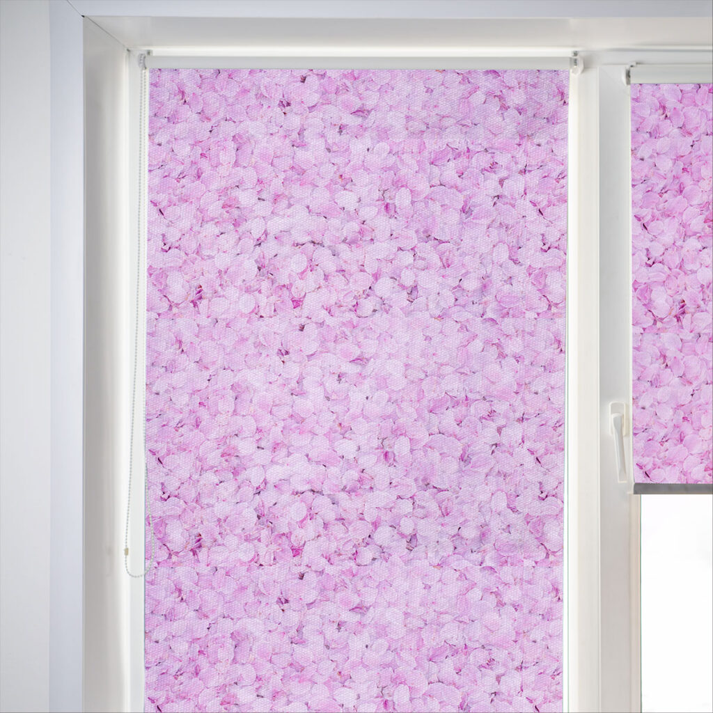 Pink Petal Bloom Floral Roller Blinds - Magicdecor®