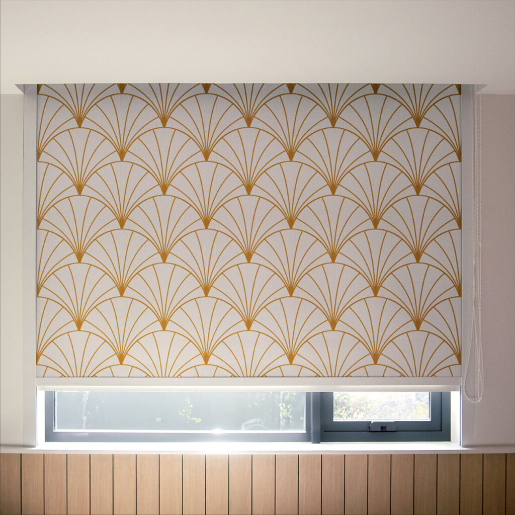 Vintage Art Deco Pattern Roller Blinds for Windows - Magicdecor®