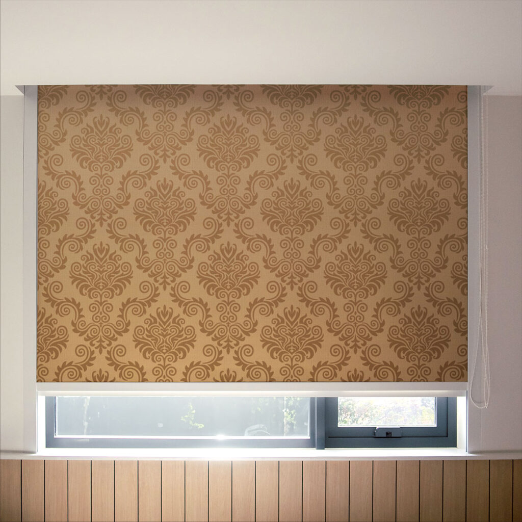 Damask Pattern Roller Blinds for Windows - Magicdecor®