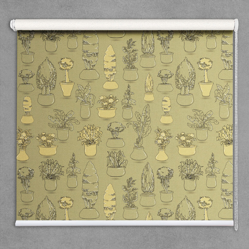 Vintage Garden Patterned Roller Blinds - Magicdecor®