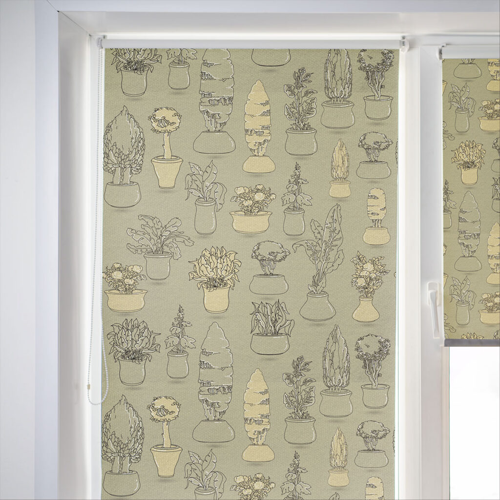 Vintage Garden Patterned Roller Blinds - Magicdecor®