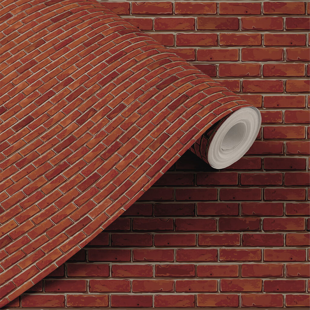 Classic Red Brick Wallpaper Roll - Magicdecor®