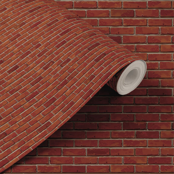 Classic Red Brick Wallpaper Roll - Magicdecor®