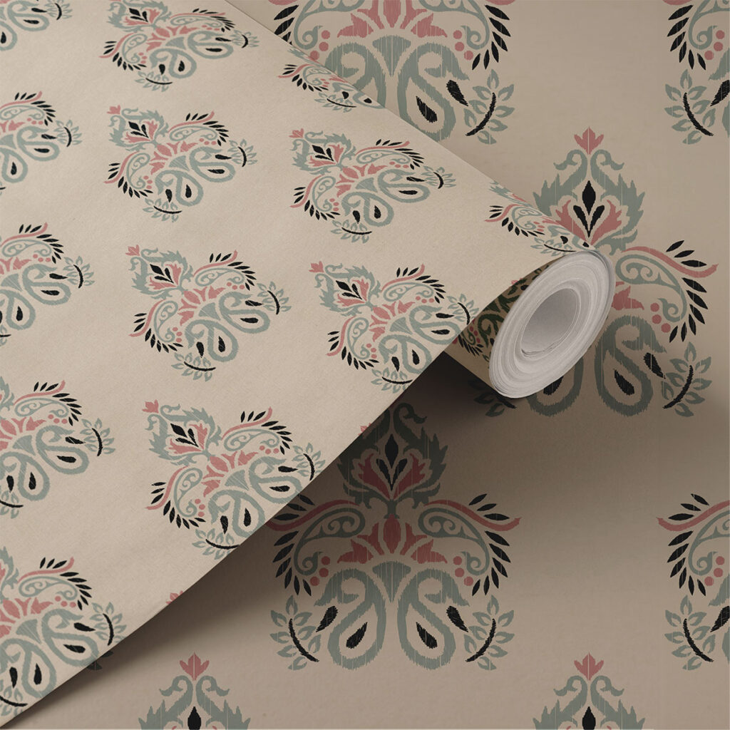 Off White Stencil Designs Wallpaper Roll - Magicdecor®