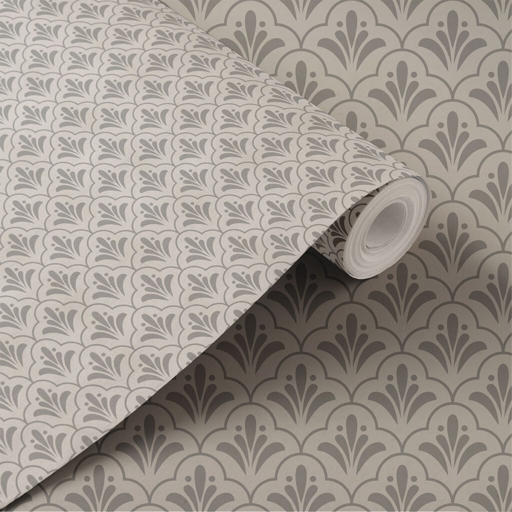 Off-White Brown Wallpaper Roll - Magicdecor®