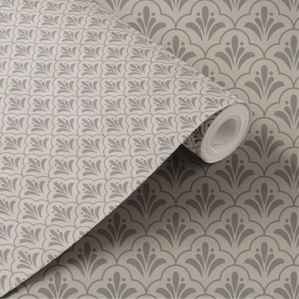 Off-White Brown Wallpaper Roll - Magicdecor®