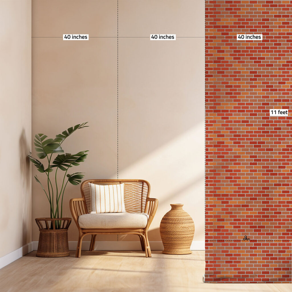 Brick Pattern Wallpaper Roll - Magicdecor®