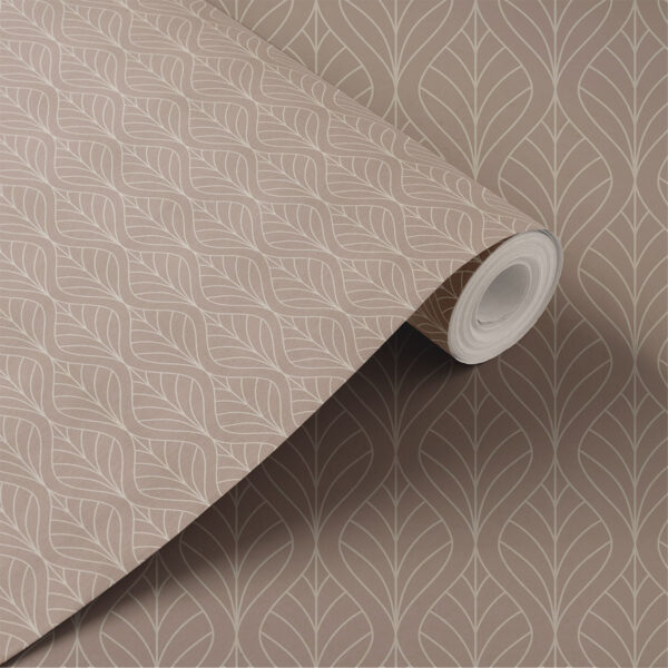 Off-White Pattern Leaves Surface Wallpaper Roll - Magicdecor®