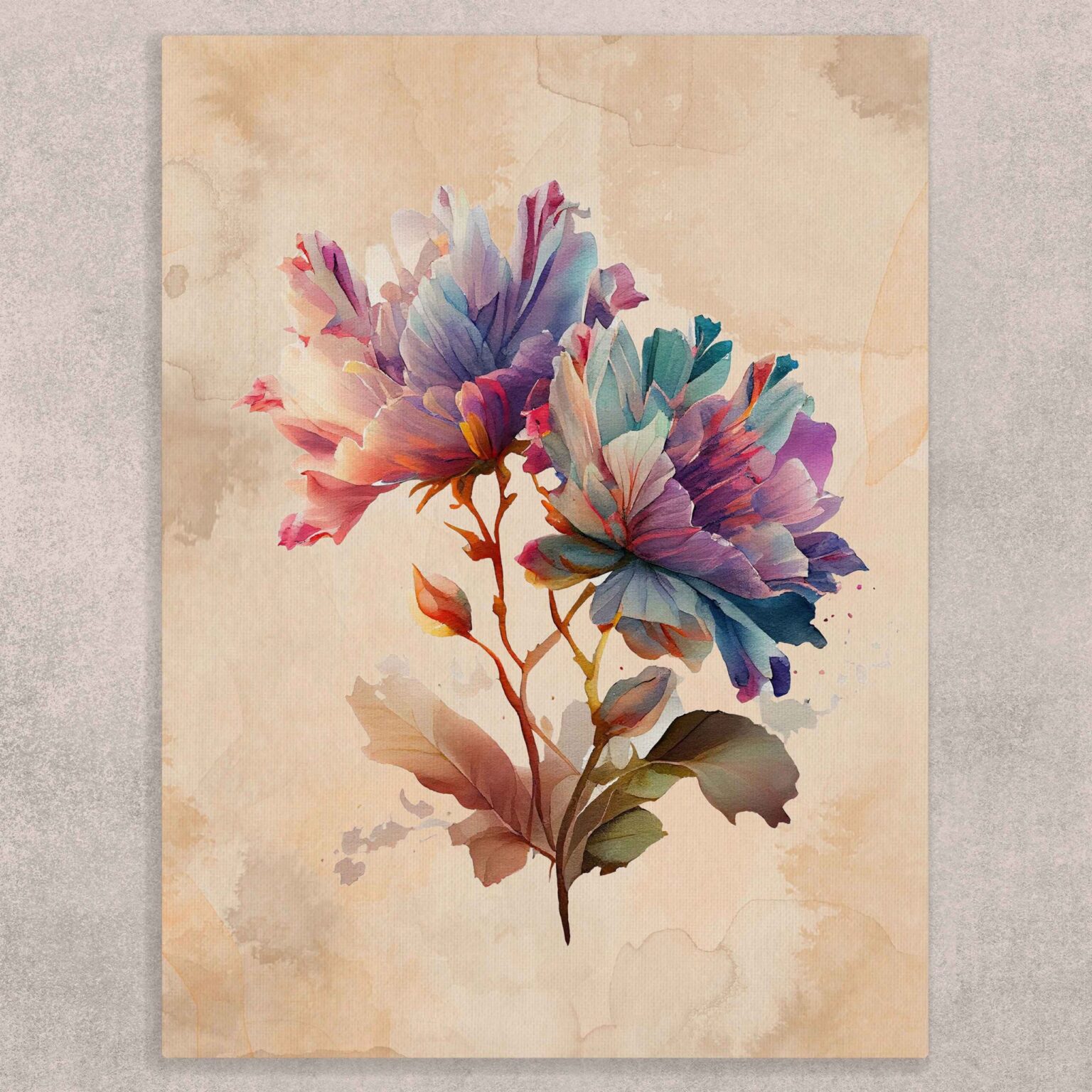 Flower Canvas Painting - Magicdecor®