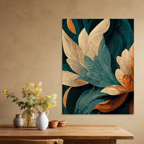 Spring Leaves Canvas Painting for Wall - Magicdecor®